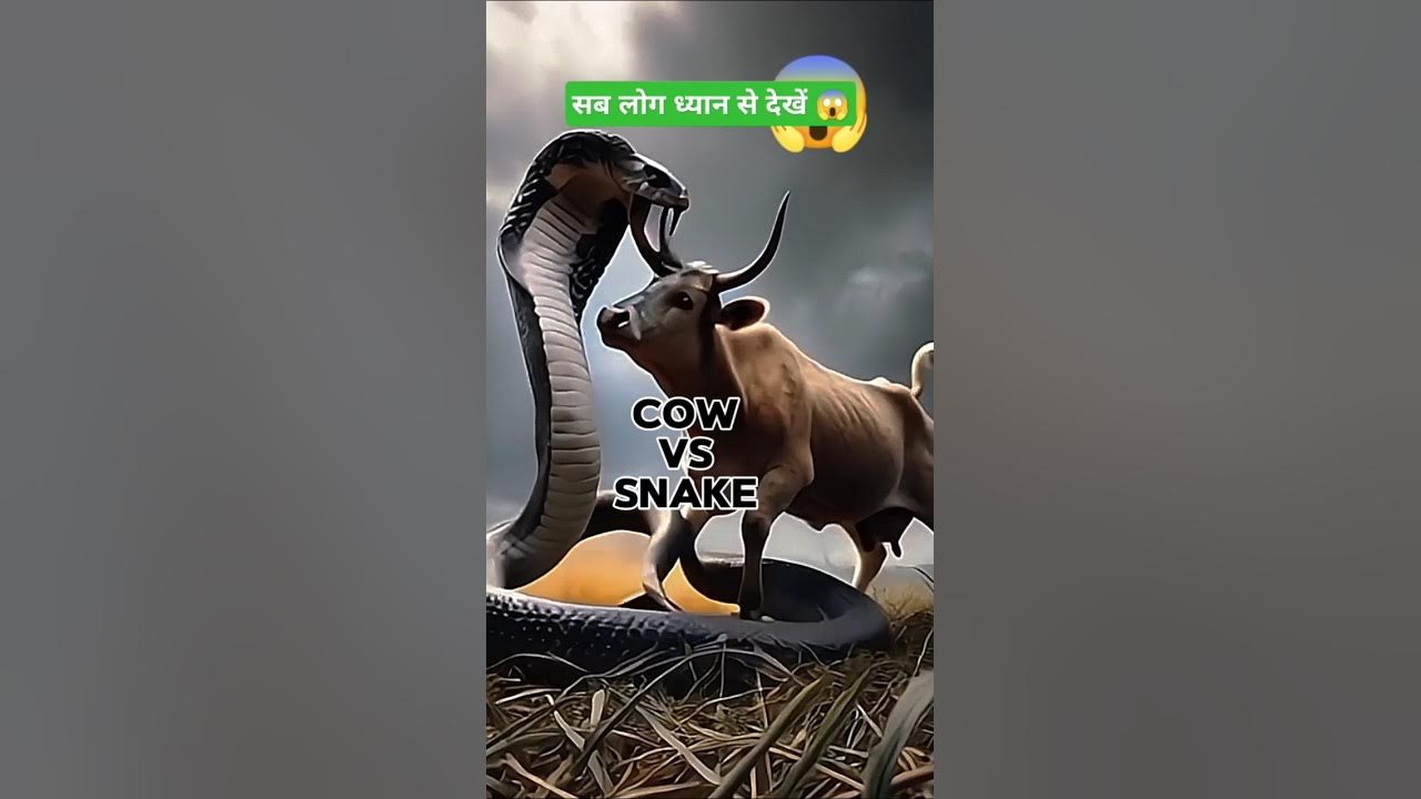 Amazing Cow vs snake competition #shorts #ai #aishorts #trending #viral ...
