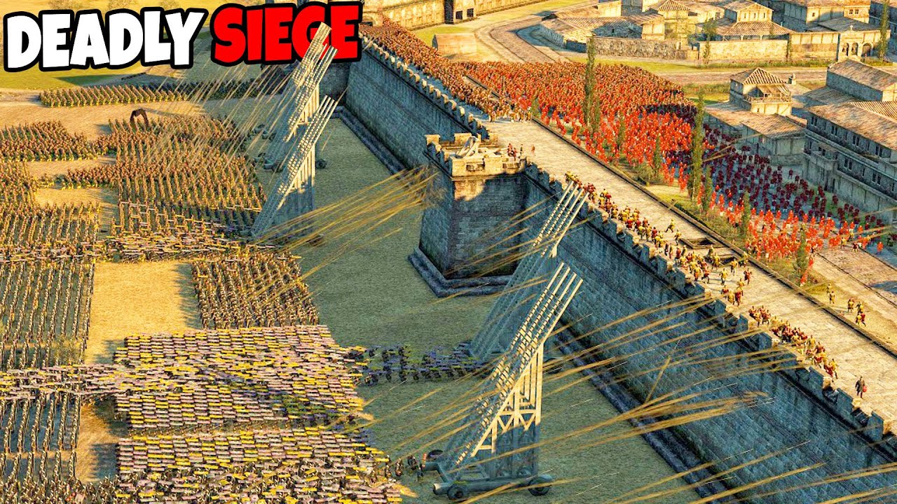 Knights Outnumbered 3 to 1 in DEADLY SIEGE DEFENSE! - Total War ...