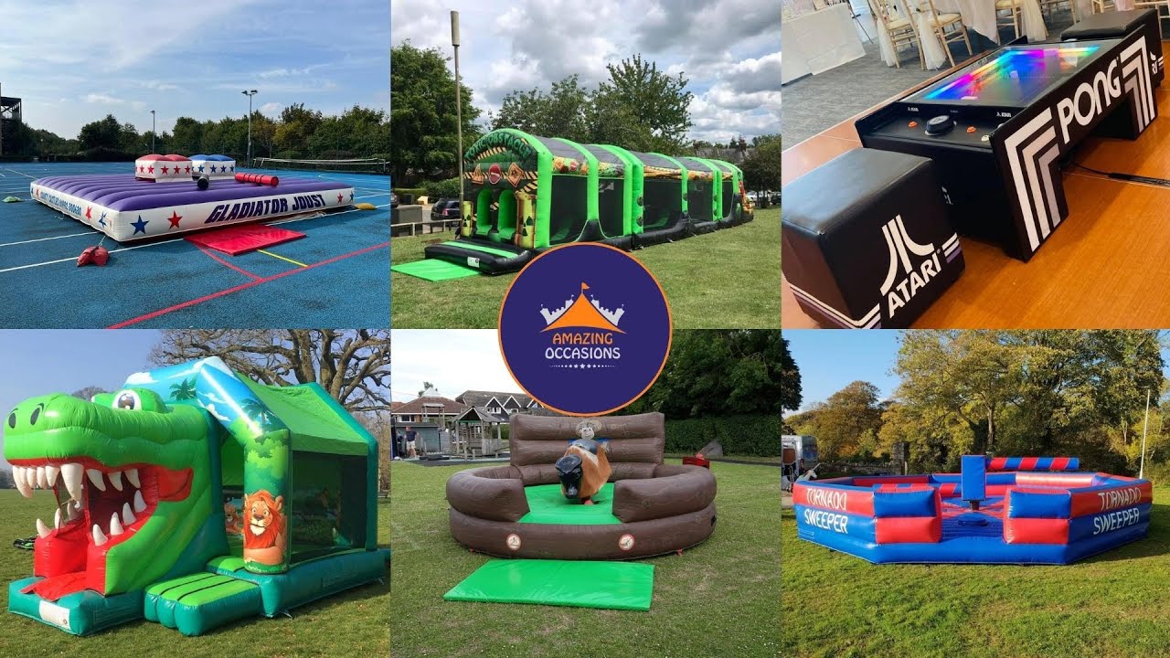 FUN DAY INFLATABLES & GAMES HIRE - YouTube
