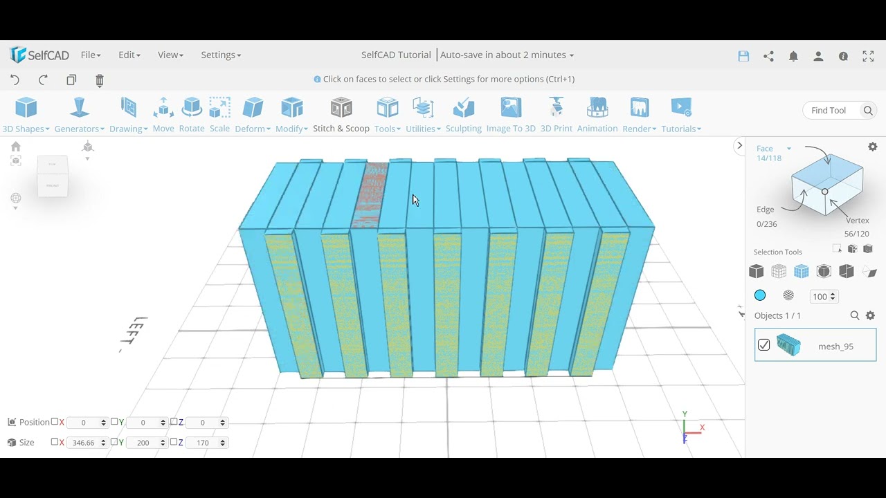How to use Patterns and Individual Transformations in SelfCAD - YouTube