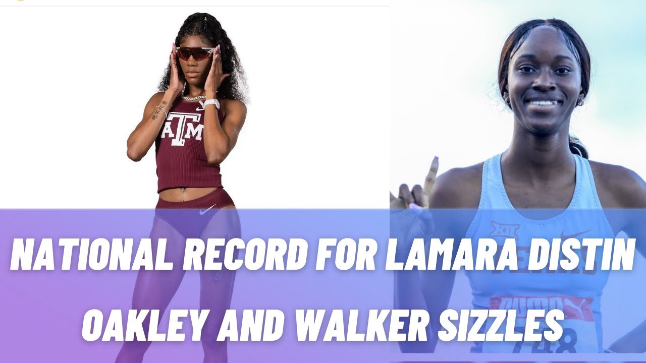 Lamara Distin Massive Record Dejanae Oakley Massive PB Shenese Walker ...