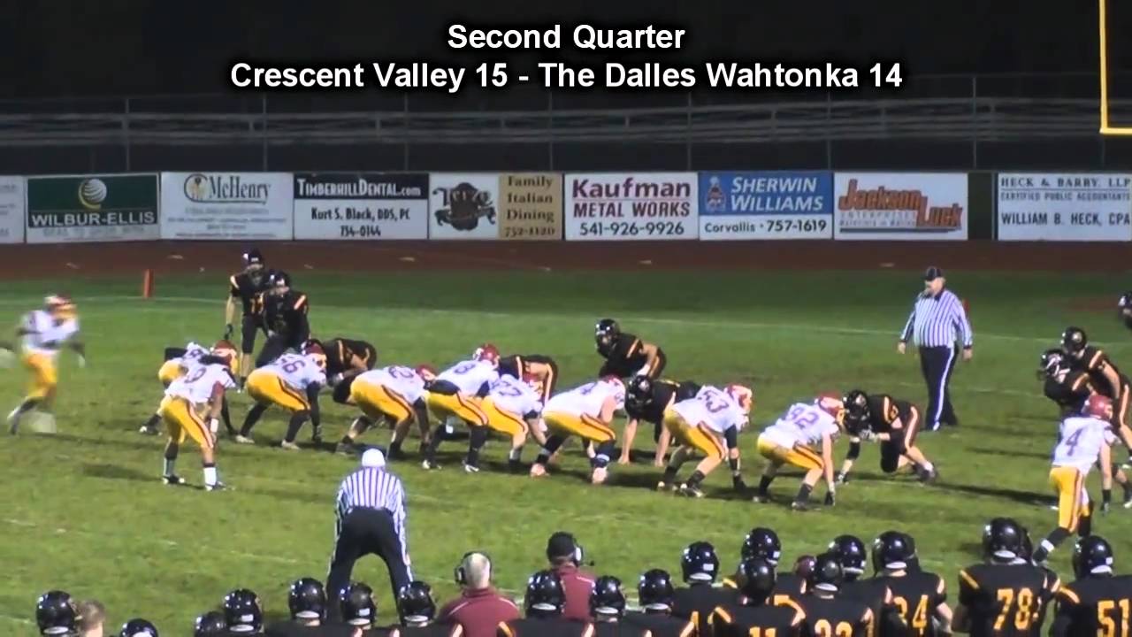 The Dalles-Wahtonka Eagle Indians at Crescent Valley Raiders 2010 ...