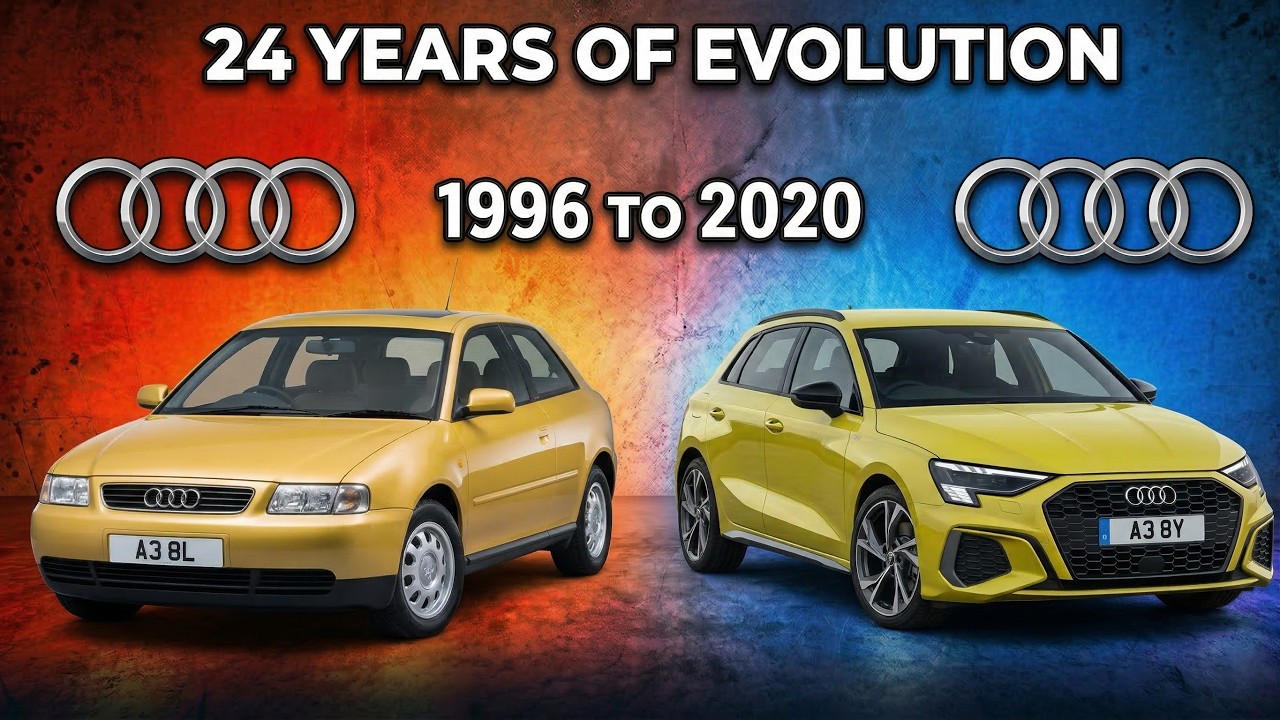 AUDI A3 Evolution: From 1996 to 2020 — See the Evolution in 2 Minutes ...