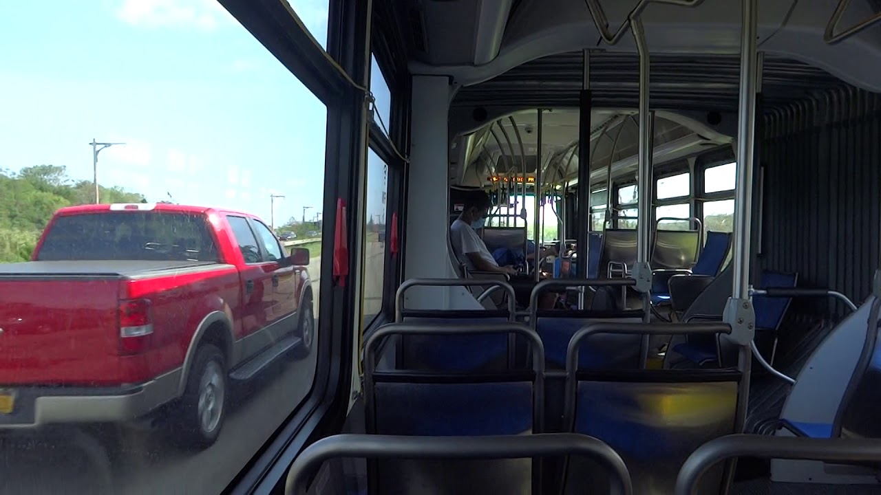 On-board Nassau Inter-County Express New Flyer XN60 Xcelsior ...
