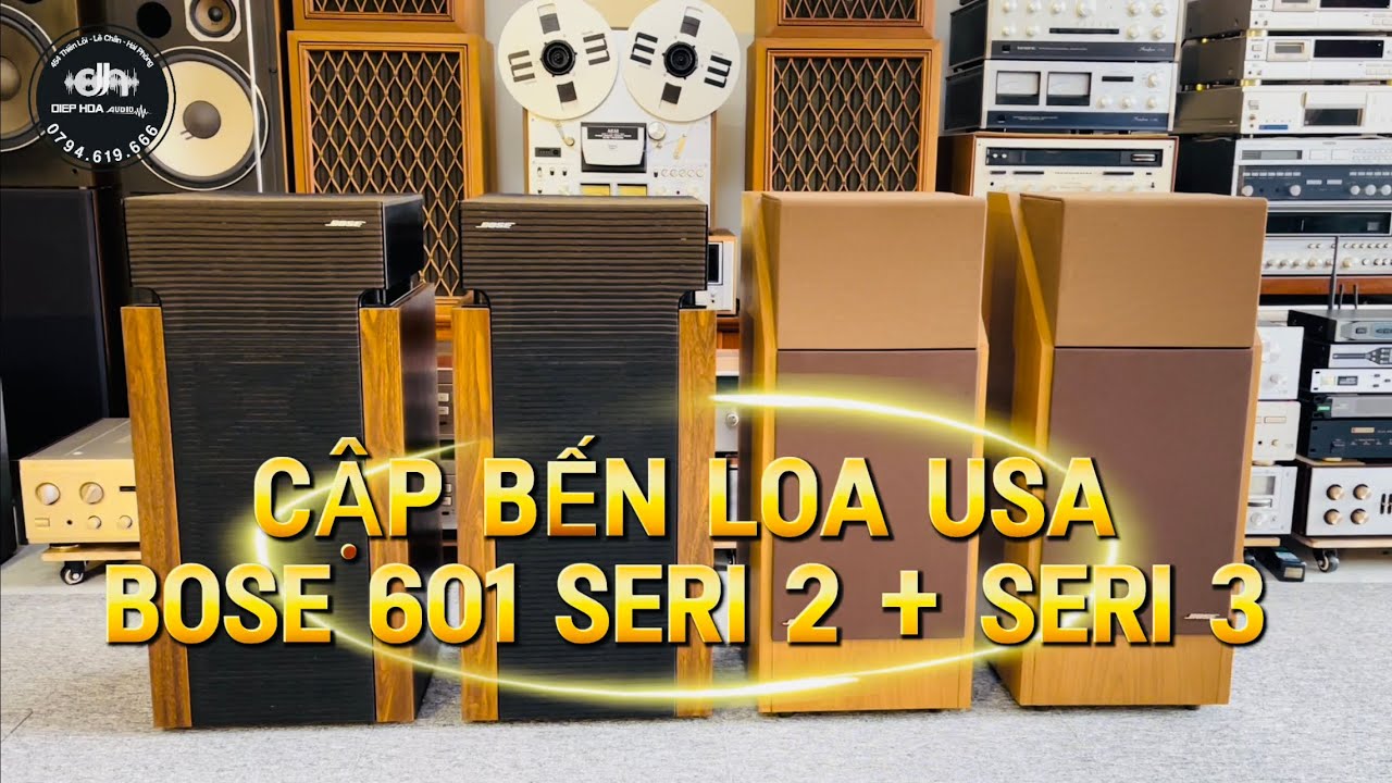 VỪA VỀ 👉 HOA HẬU LOA MỸ BOSE 601 II (SERI 2) + 601 III (SERI 3) XUẤT SẮC NGHE HAY HÁT TỐT BÀY ...