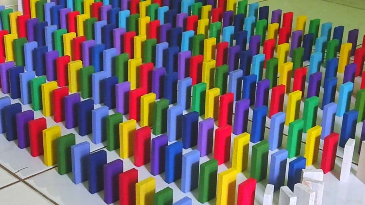 How to Make a Colorful Domino Screen Link Easy and Beautiful to Look at ...