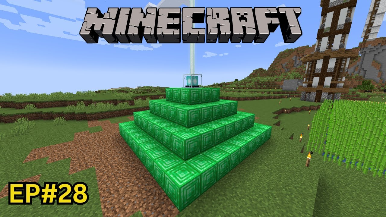 Minecraft Emerald Beacon | Minecraft SERIES | PART 28 - YouTube