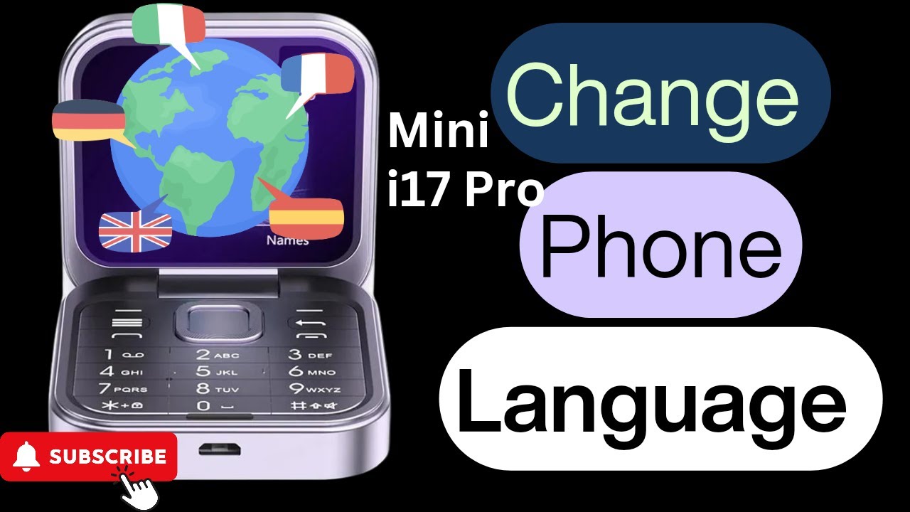 i17 Pro mini flip mobile phone | how to insert the sim card on zhxxcum ...