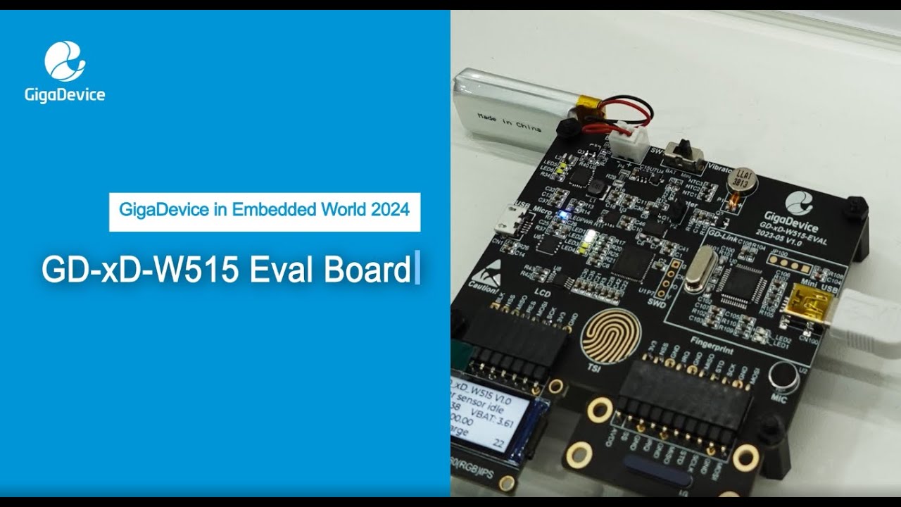 GigaDevice GD-xD-W515-Eval Board: Agile Design Empowerment - YouTube