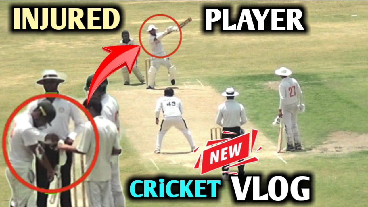 Injured Player's Incredible Batting Masterclass | Cricket Vlog Life ...