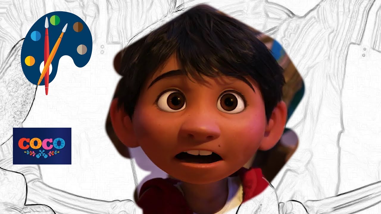 Disney Pixar Coco Coloring Video | Coloring Pages for Children | Kids ...