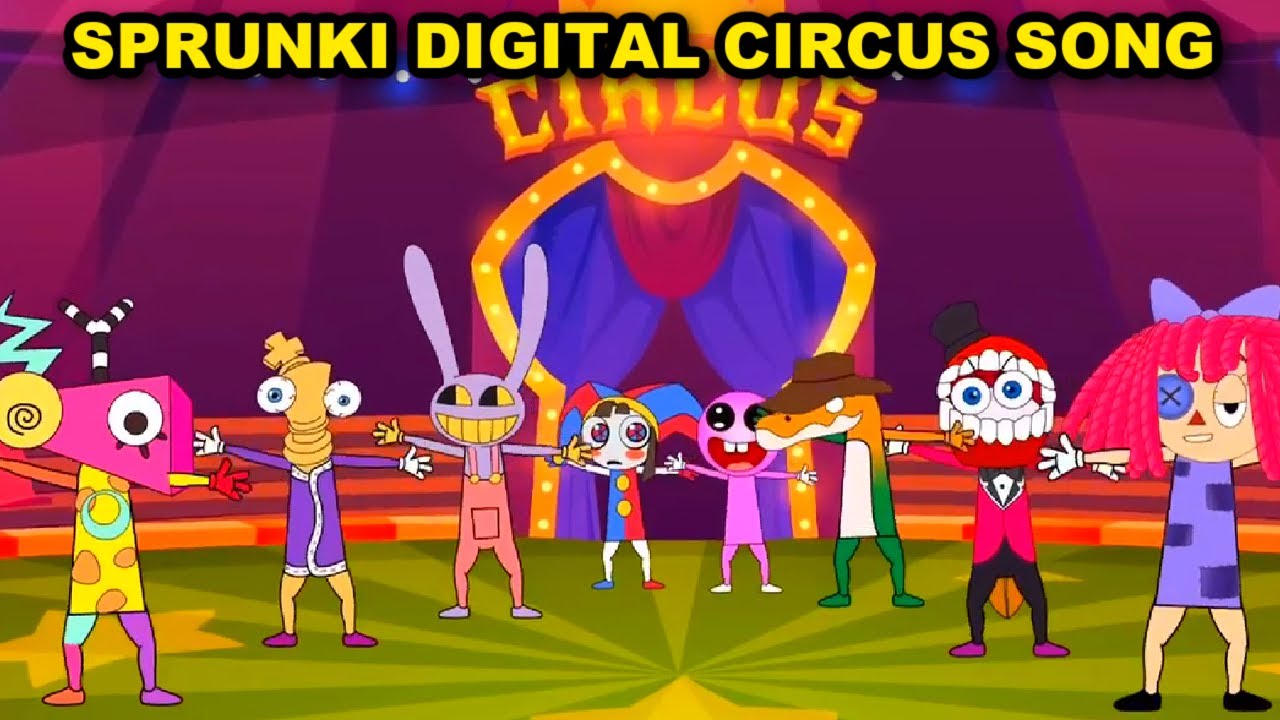 SPRUNKI The Amazing Digital Circus Animated Music Video (Incredibox ...