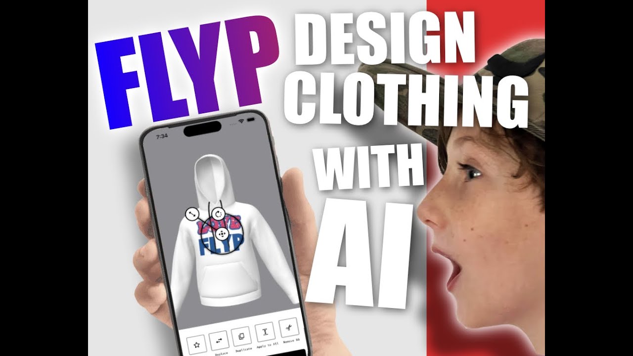 FLYP The AI Powered Clothing Design App (OVERVIEW) - YouTube