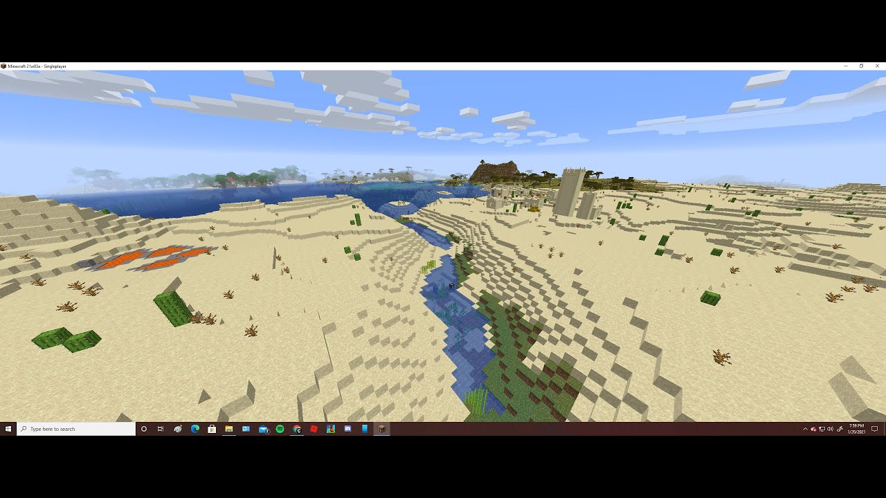 Best Minecraft seed!!! | 3 Villages and a lava pool!!!! - YouTube
