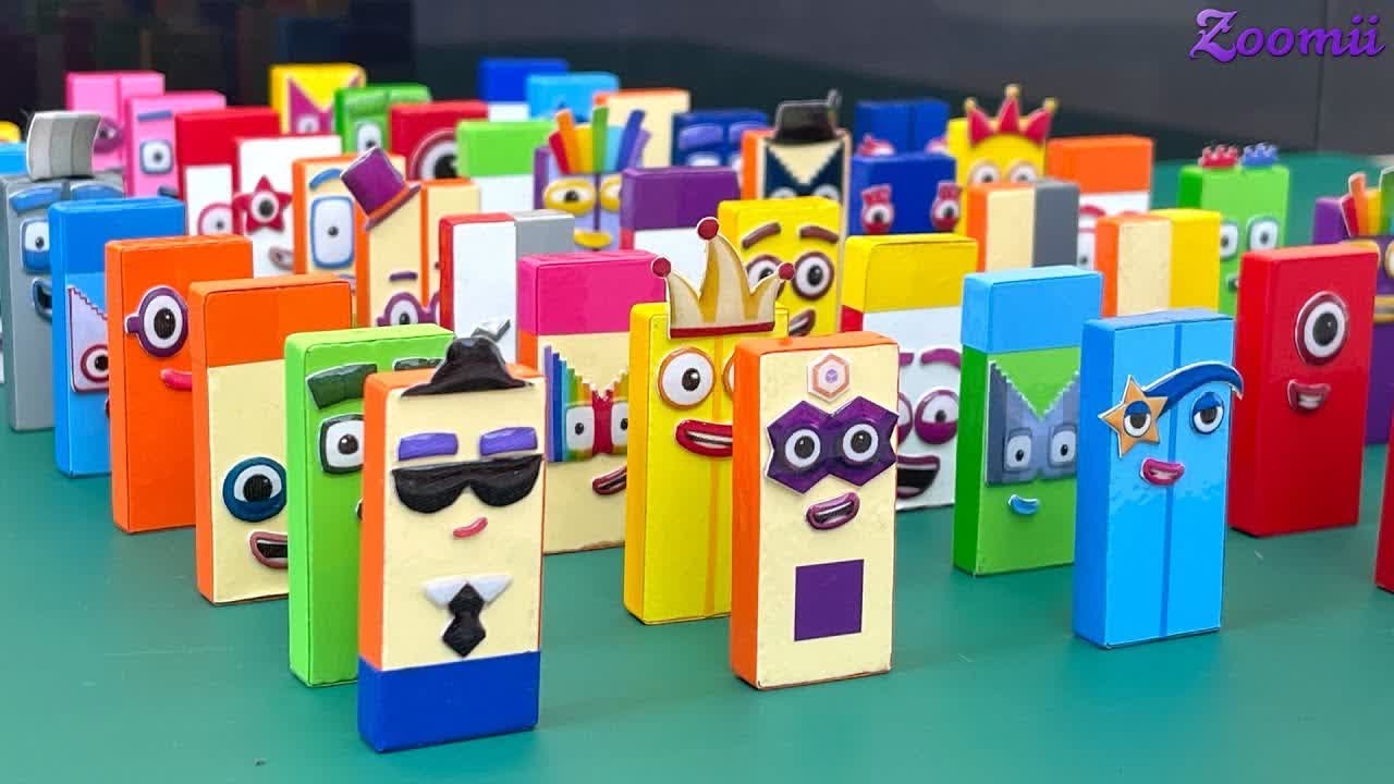 Numberblocks Dominos NEW all Number | Numberblocks satisfying video ...