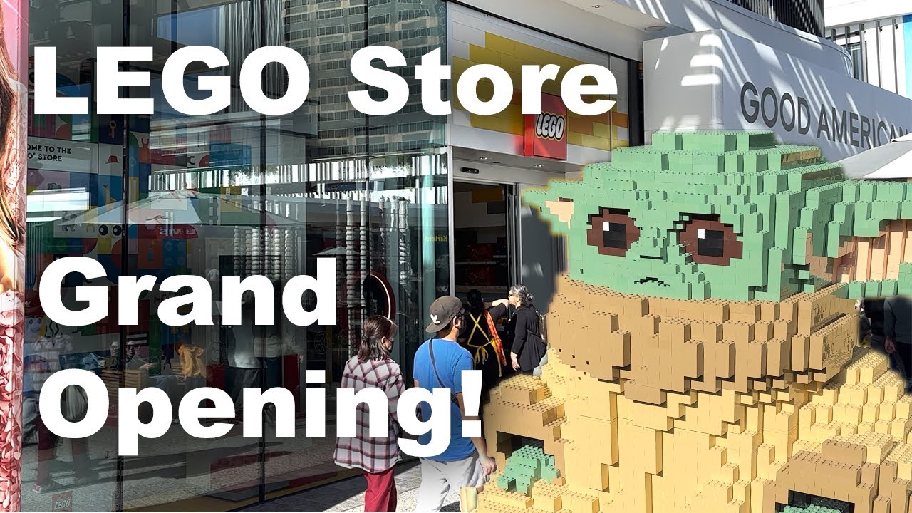 Lego Store Grand Opening! & Car Haul - YouTube