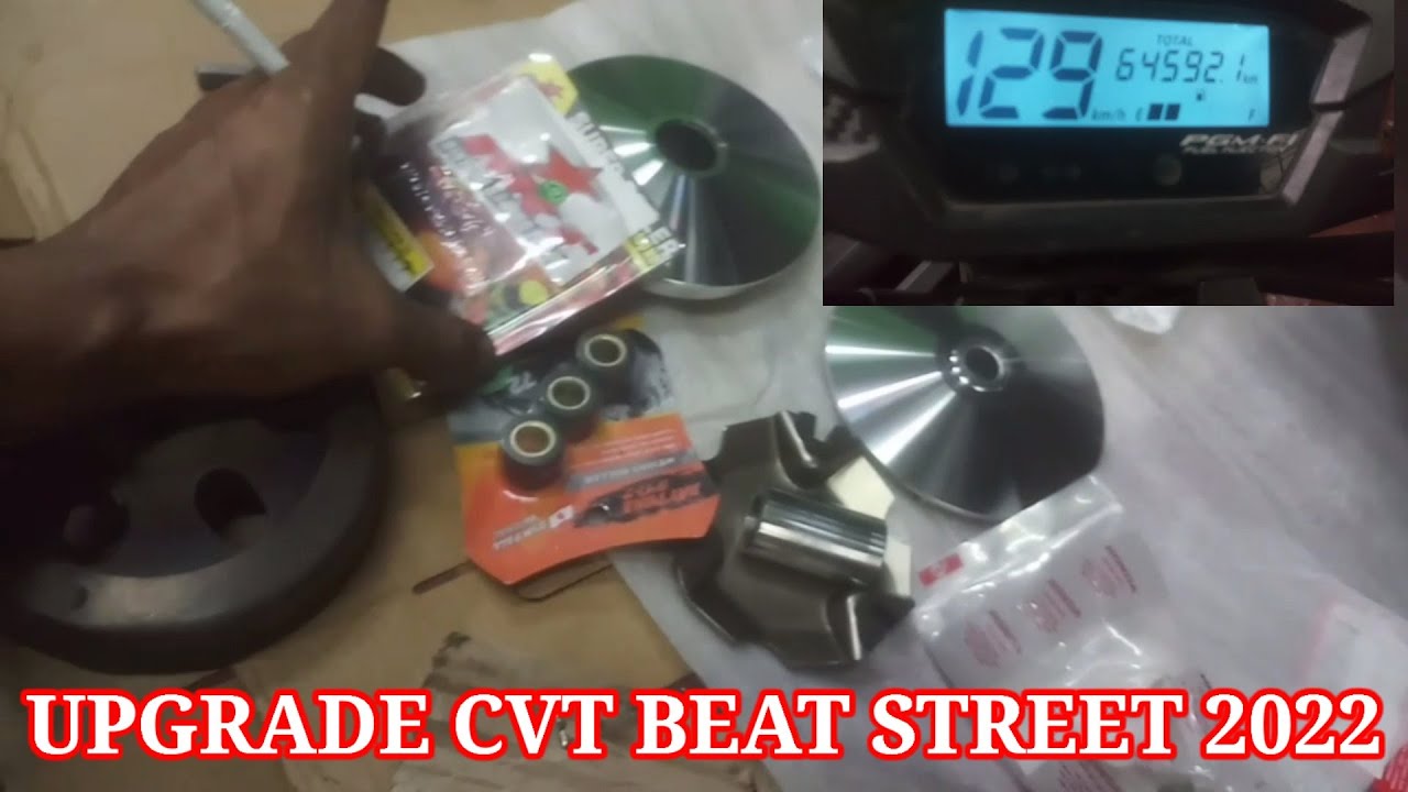 UPGRADE CVT BEAT STREET .. - YouTube