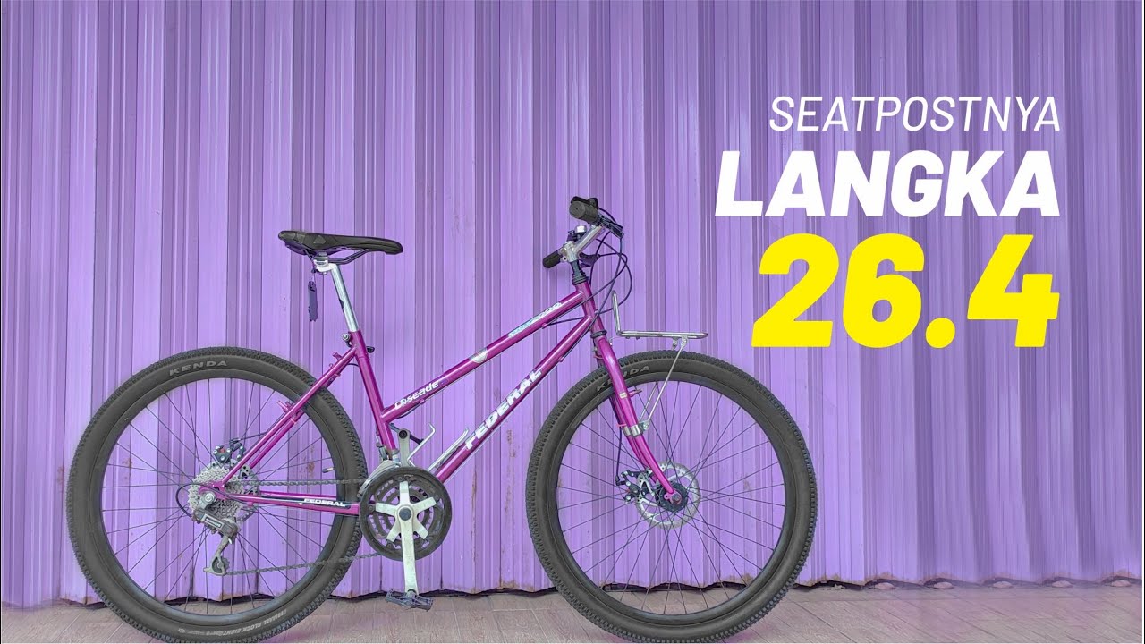 Seatpost langka Lady Bike Federal (Commuter Bike) - YouTube