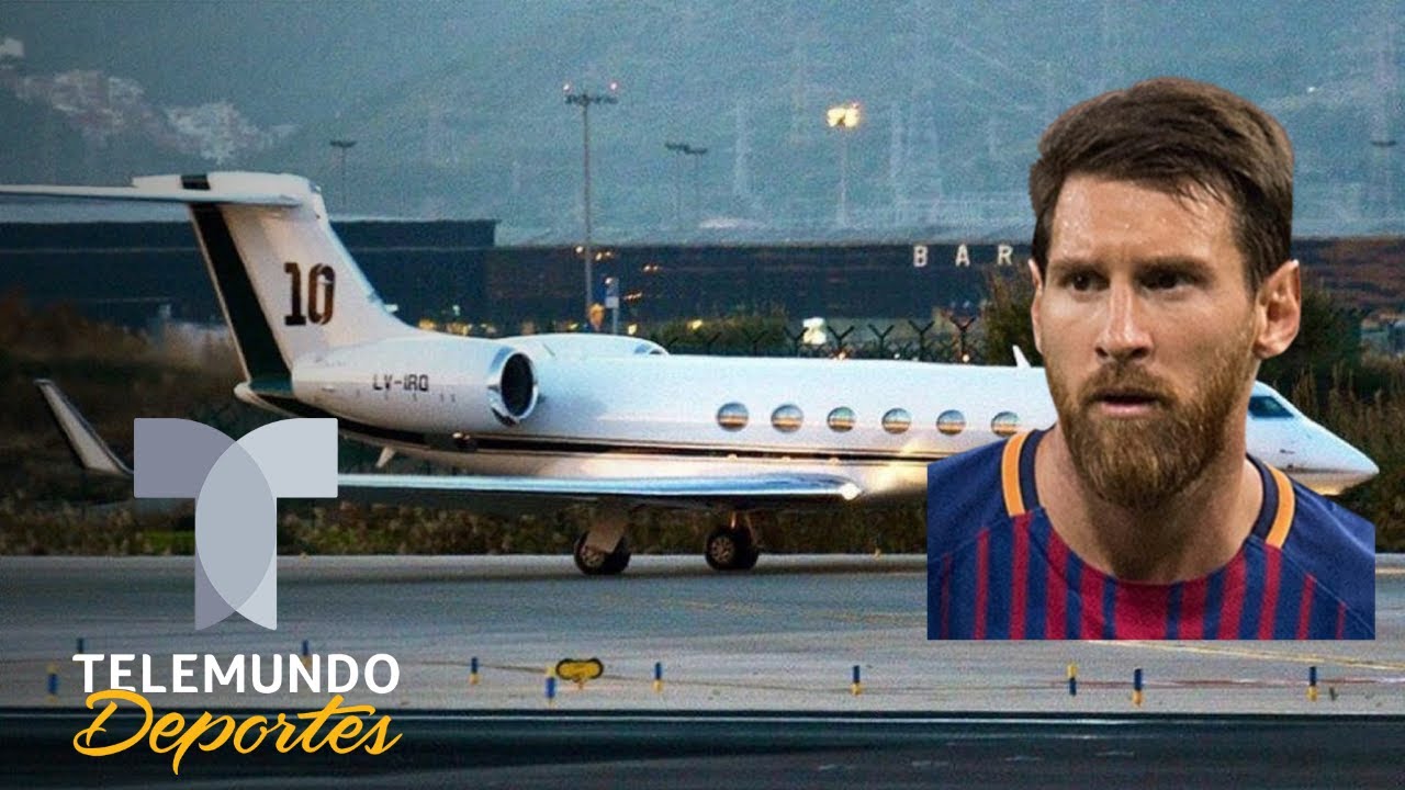 El avión más usado por Messi tiene que aterrizar de urgencia ...