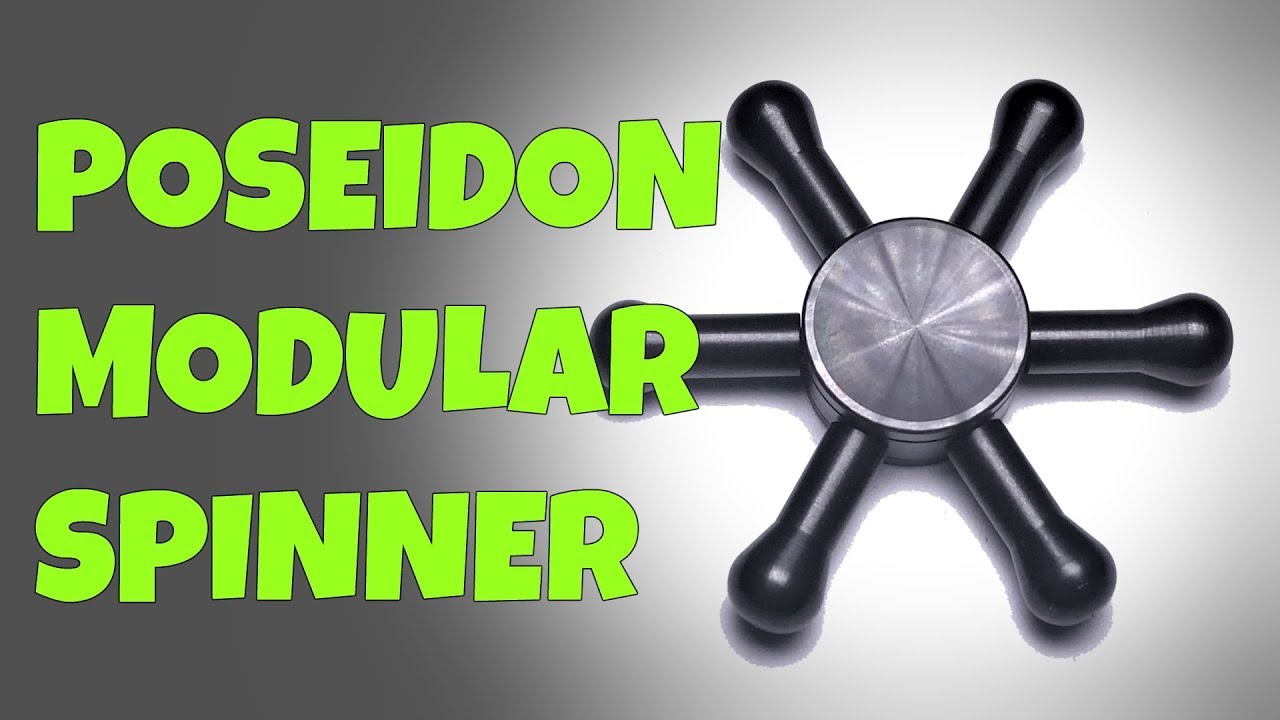 POSEIDON MODULAR SPINNER - TIMELESS EDC FIDGET TOY - YouTube