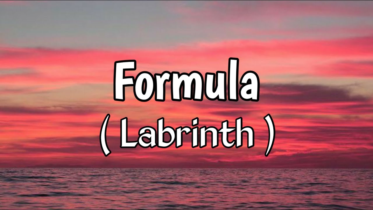 Labrinth - Formula (Lyrics) - YouTube