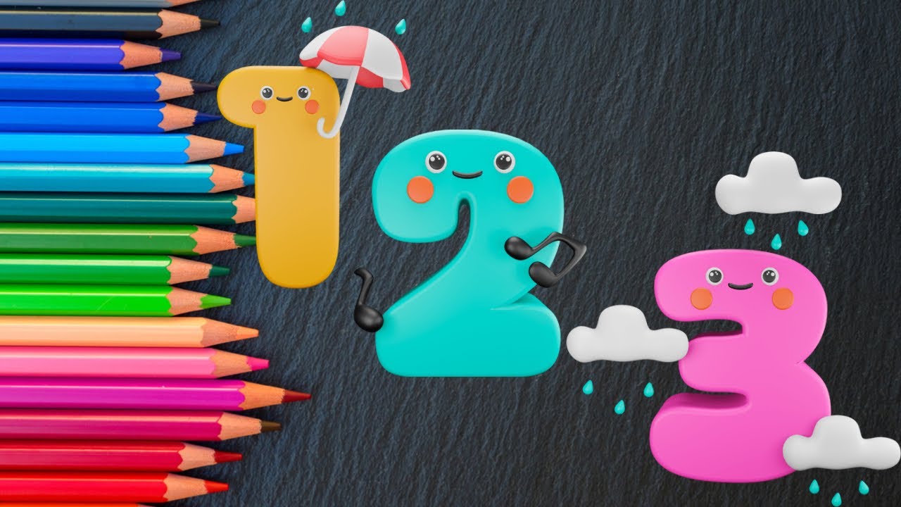 123 numbers for kids | fun learning numbers | count & learn @ Toddlers ...