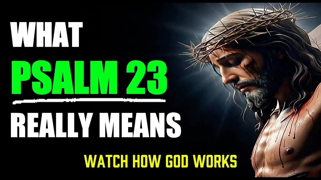 Psalm 23 Devotional – The Lord Is My Shepherd, I Shall Not Want - YouTube