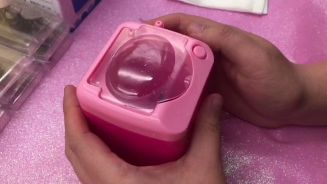 How to use eyelash washing machine to clean eyelashes? - YouTube