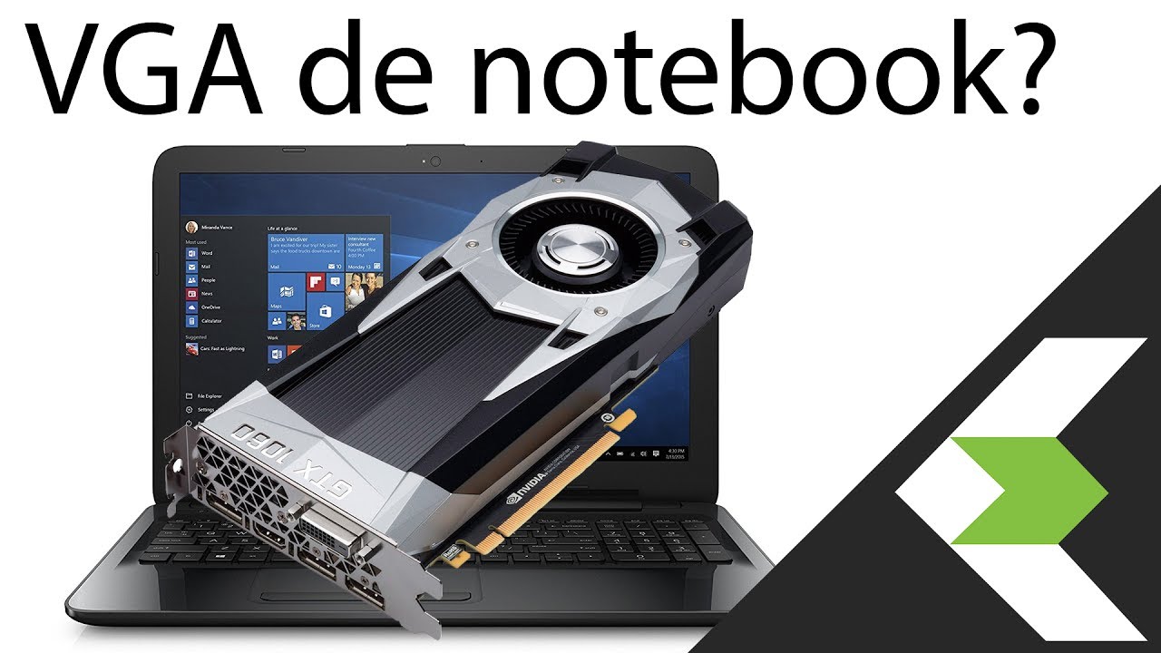 É possivel trocar a VGA de notebook gamer? - YouTube