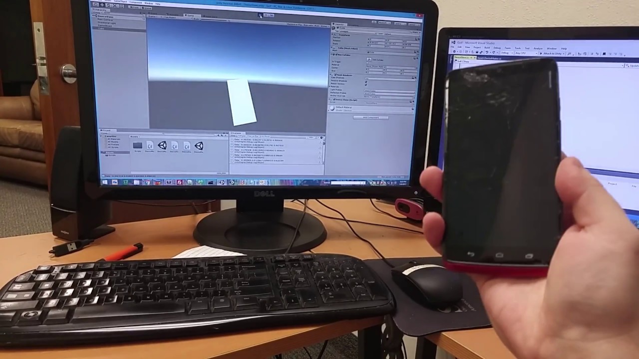 Gyroscope input from Android to PC - YouTube