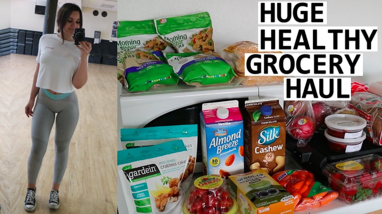 Huge Healthy Grocery Haul |My Staple Foods| +Giveaway Winners - YouTube