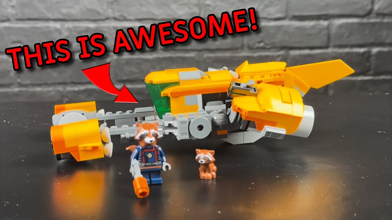 LEGO Marvel Baby Rocket’s Ship Review! - YouTube