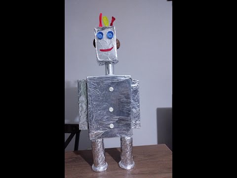 OKUL PROJESİ KARTONDAN ROBOT YAPIMI NASIL YAPILIR