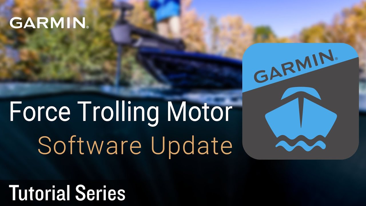 Tutorial - Force Trolling Motor: Software Update - YouTube