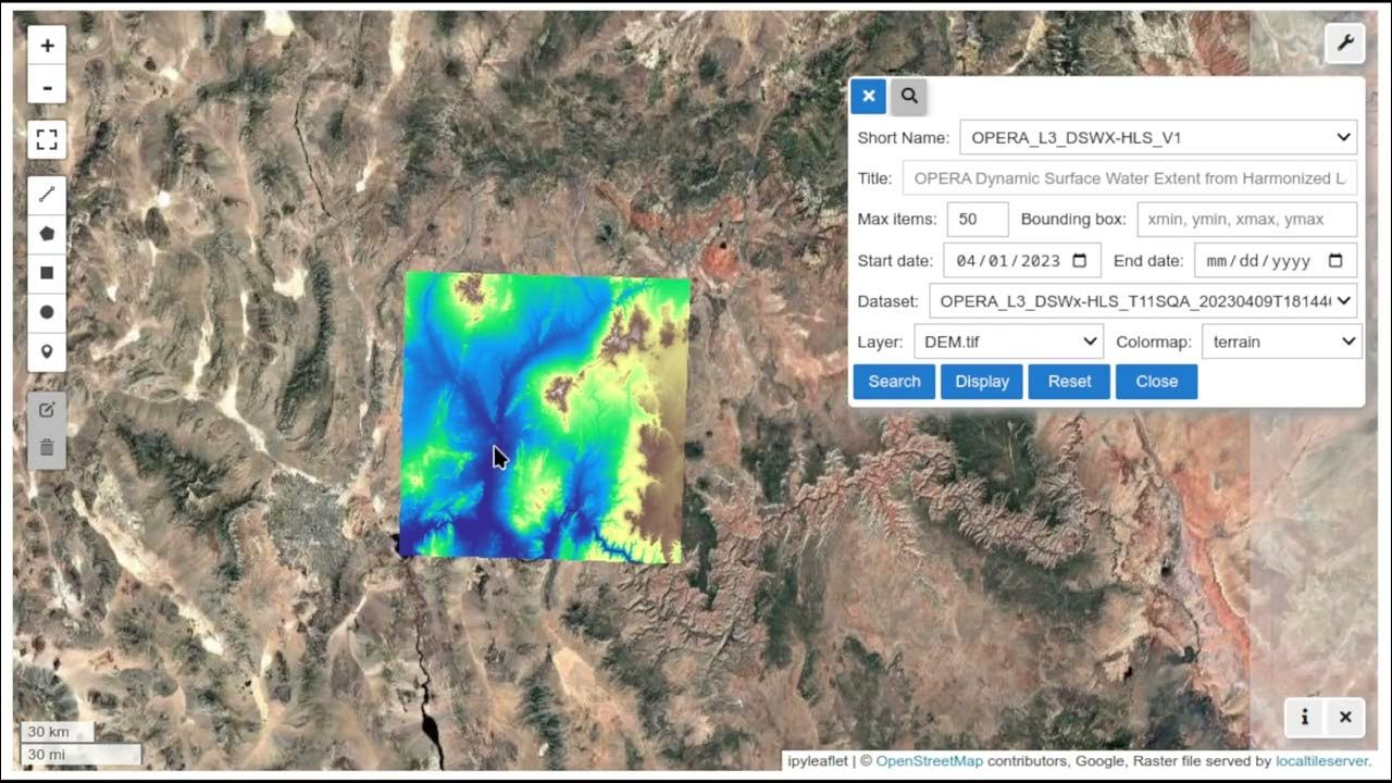 Search and Visualize NASA OPERA Data Products Interactively - YouTube