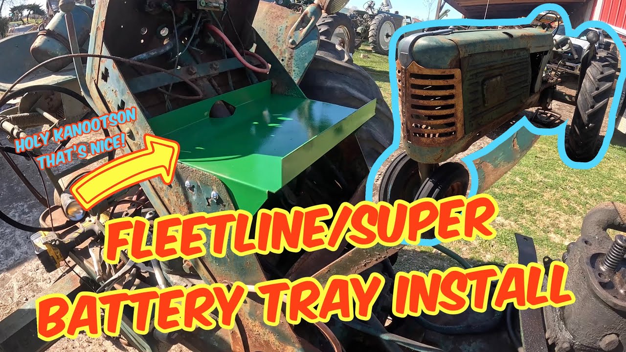OLIVER Fleetline/Super Battery tray install - YouTube