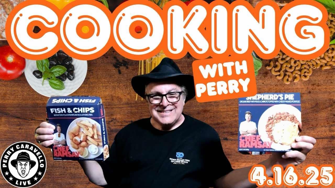 Cooking with Perry!! 4.16.25 Perry Caravello Live (PCL) - YouTube