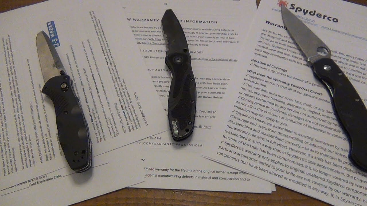 Broken Knives Being Returned "The Details" WARRANTY TESTING (Part 2 Of ...