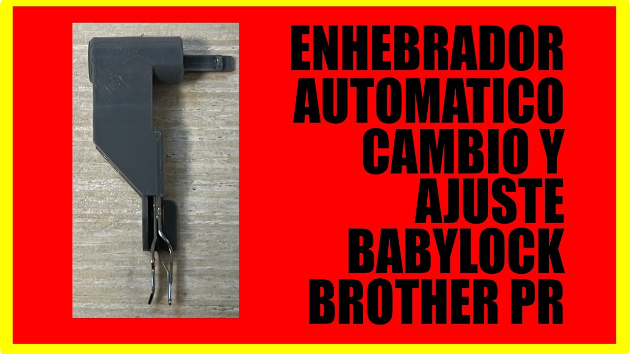 Como cambiar enhebrador automático - Babylock emb6 - Brother Pr - how ...