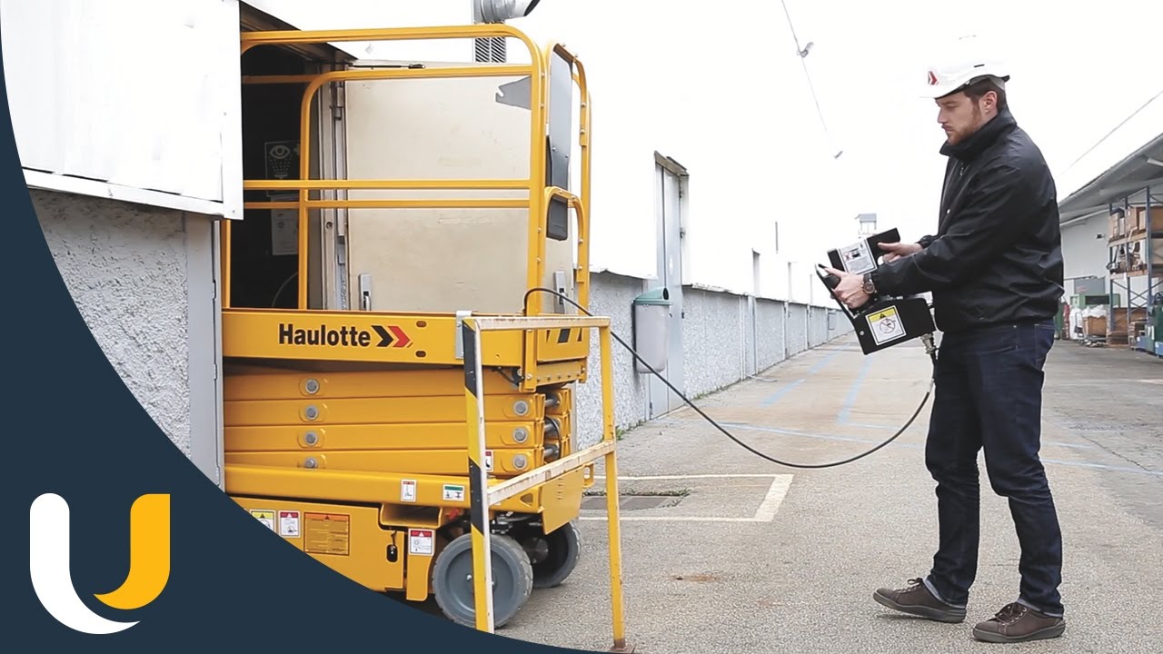 Haulotte Electric Scissor Lift | Optimum 8 AC Video - United Equipment ...