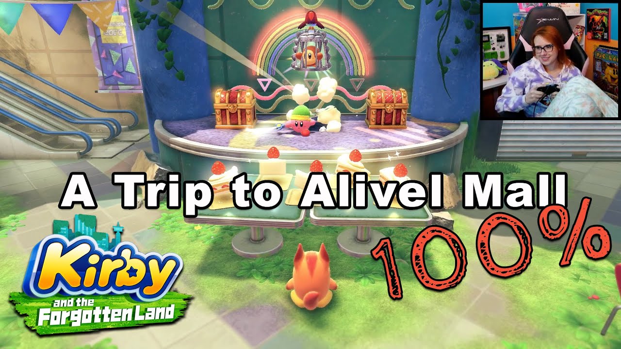 Kirby and the Forgotten Land - Alivel Mall 100%! Erin Plays Extras ...