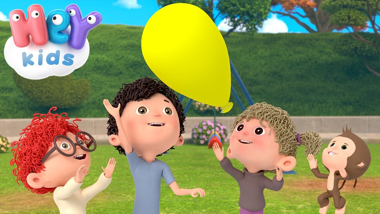 Am un balon 🎈 Jocul balonului | Cântece pentru copii - HeyKids - YouTube