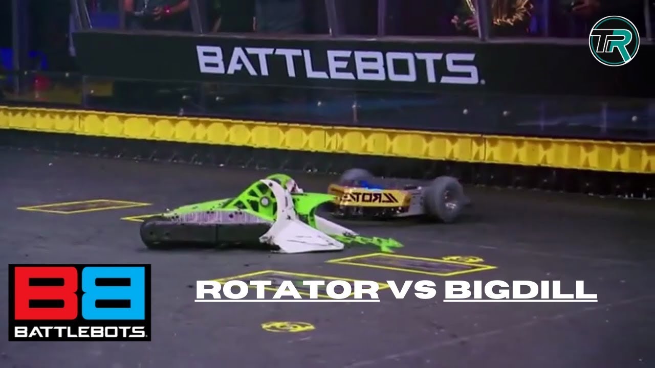 BIG DILL VS ROTATOR | BATTLE BOTS SEASON 5 EPISODE 8 | Battlebots 2021 ...