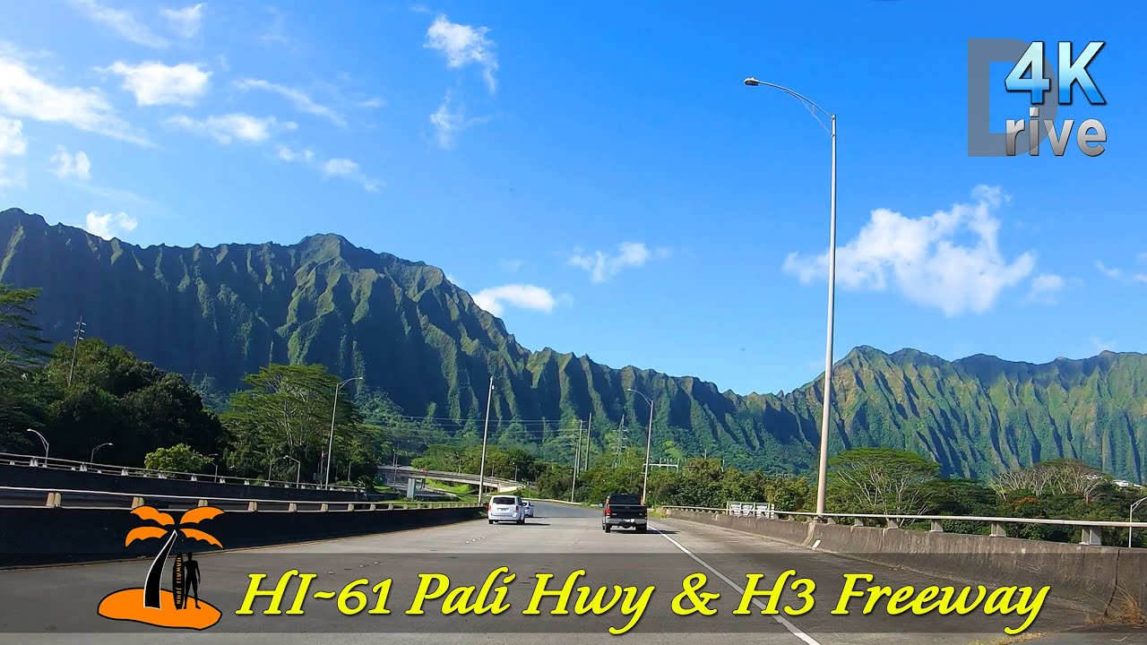 HI-61 Pali Hwy and H3 Freeway | Jan 01, 2020 | New Year's Day ...