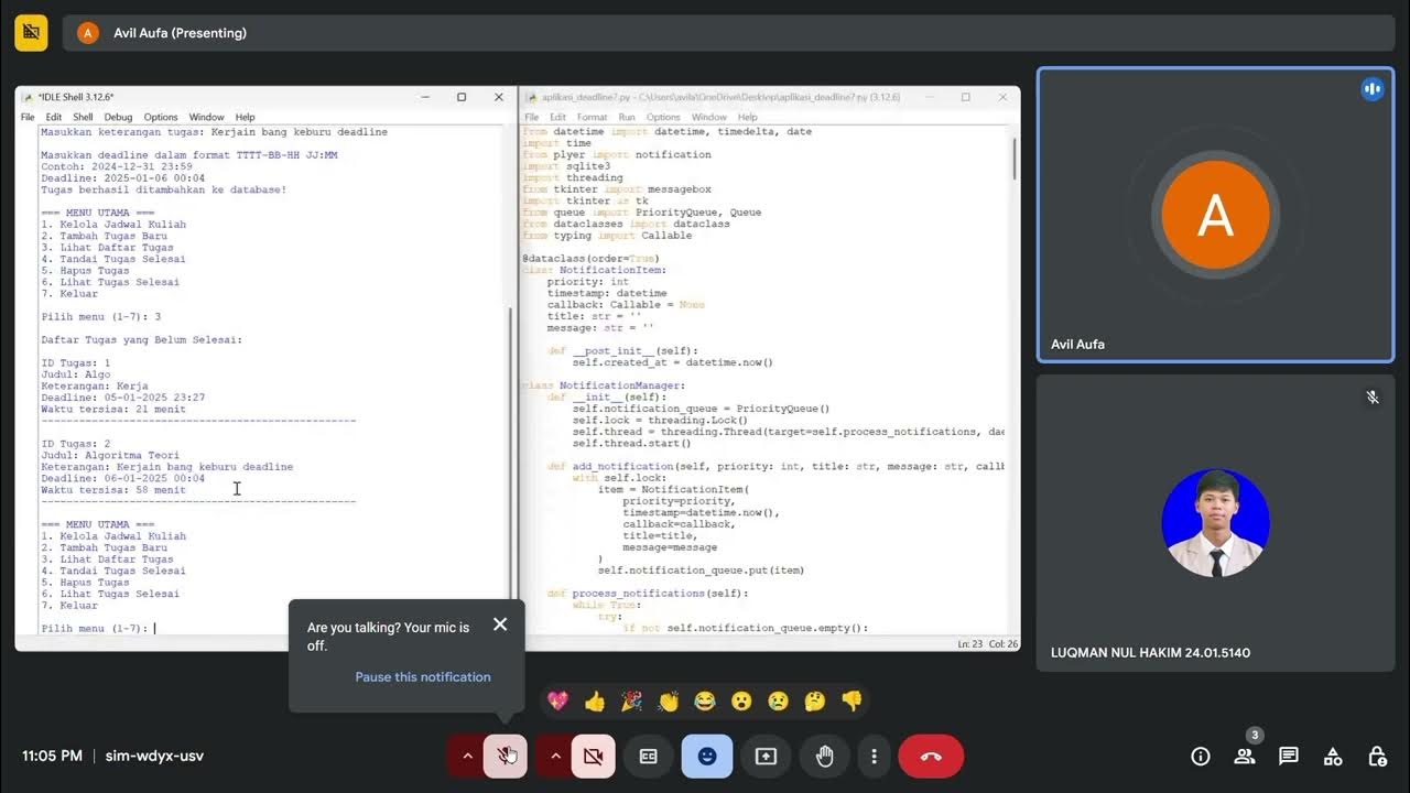 Presentasi Final Project Algoritma Pemrograman - YouTube