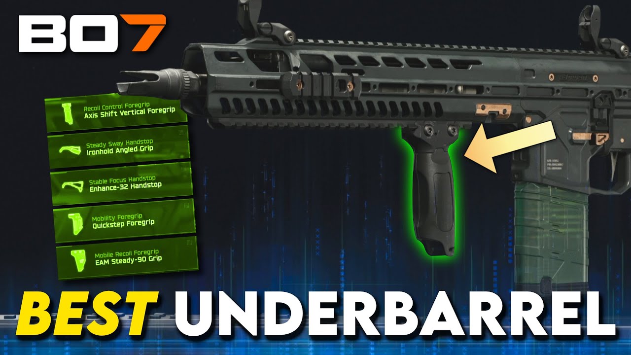 BEST UNDERBARREL GRIP in Black Ops 7? Full Recoil Test + Side-by-Side ...