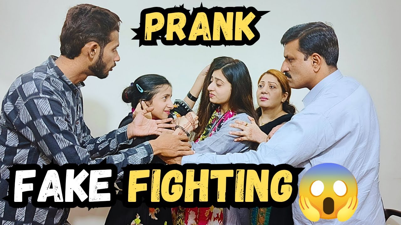 Fake Fight Prank On Family 😱 *Epic Reactions* Prank video With wife # ...