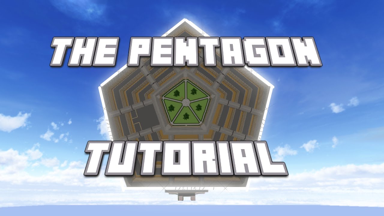 MINECRAFT: The Pentagon Tutorial (Part 1) - YouTube