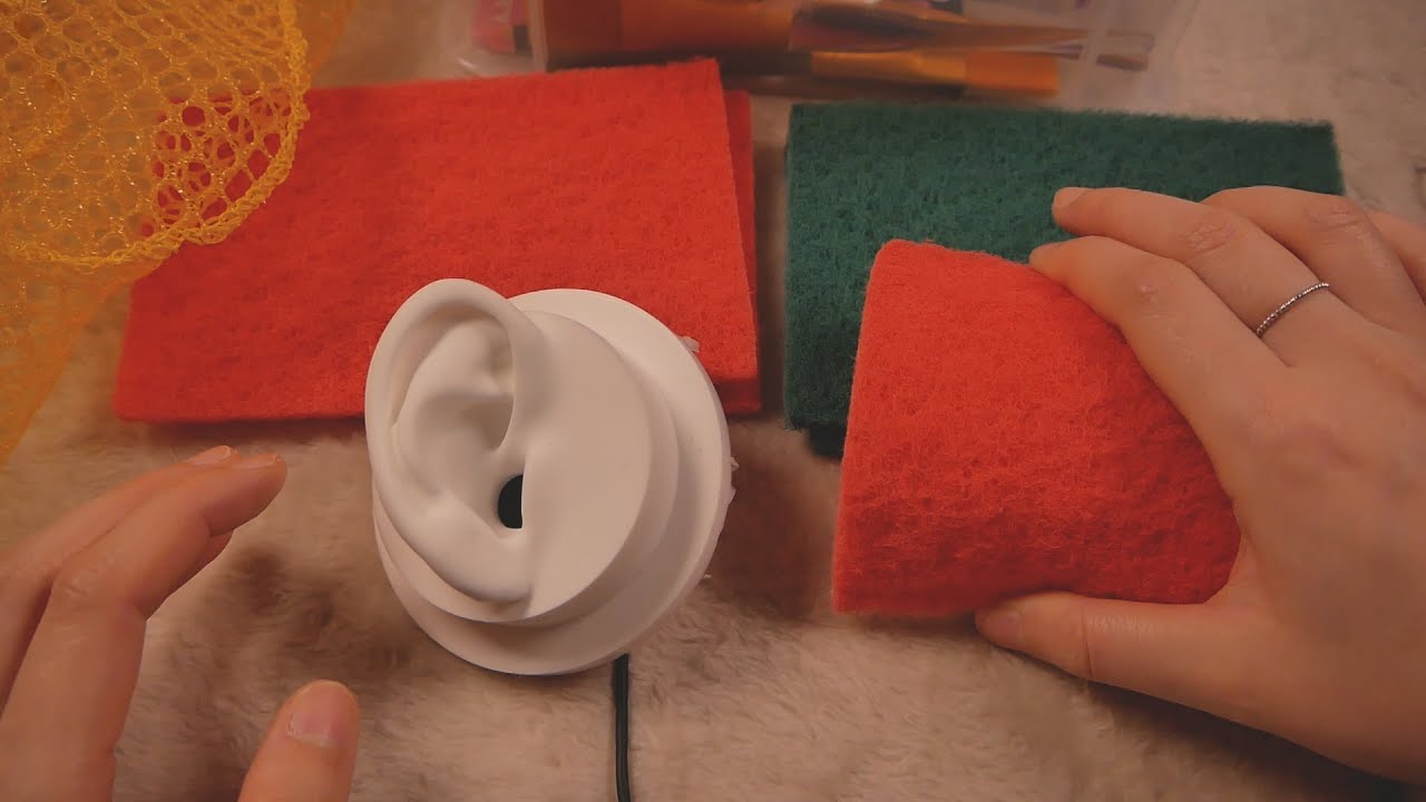 귀를 새로 샀어요 - 바사라사삭 소리(?) I bought new ears - Crunchy sound - YouTube