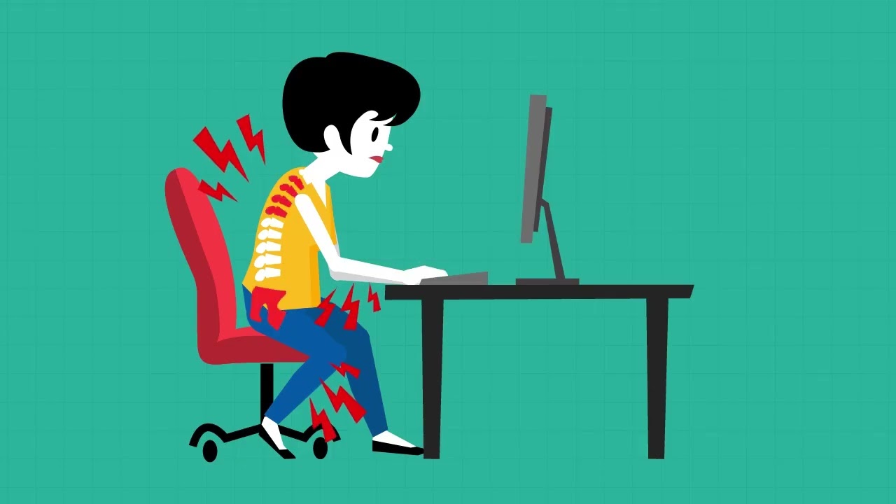 Posture at work - how do I keep a good posture. Brightday Intro Video ...